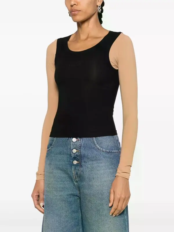 MAISON MARGIELA Numbers-motif Layered Top