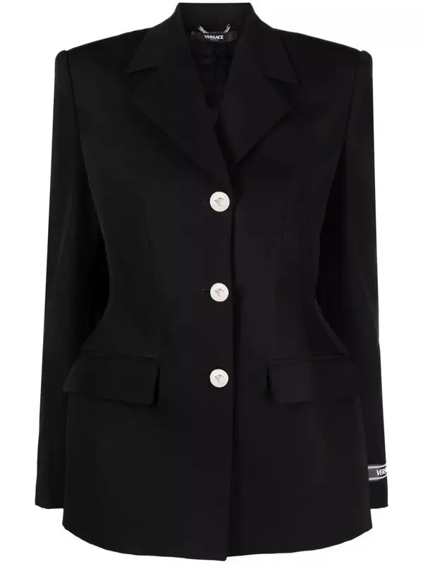 Versace Hourglass Single-breasted Blazer