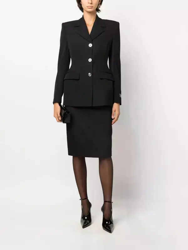 Versace Hourglass Single-breasted Blazer