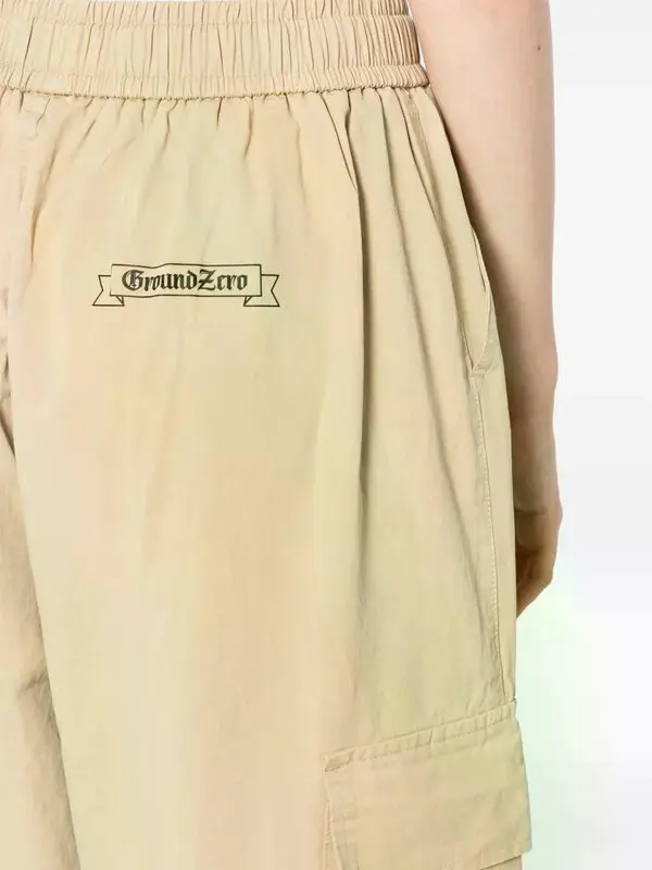GROUND ZERO Logo-print Cargo Pants