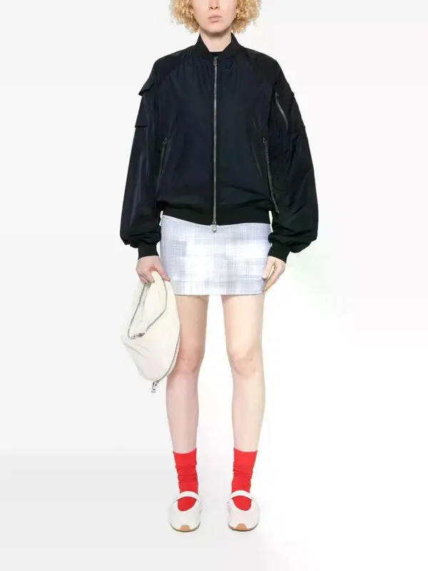 SAVE THE DUCK Zip-up Bomber Jacket - Black