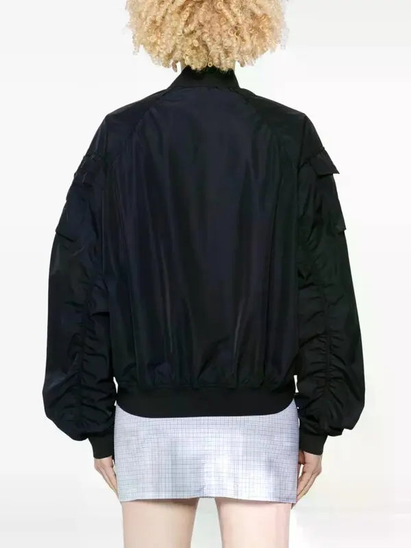SAVE THE DUCK Zip-up Bomber Jacket - Black