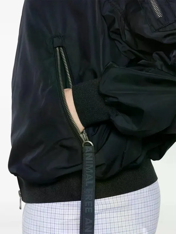 SAVE THE DUCK Zip-up Bomber Jacket - Black