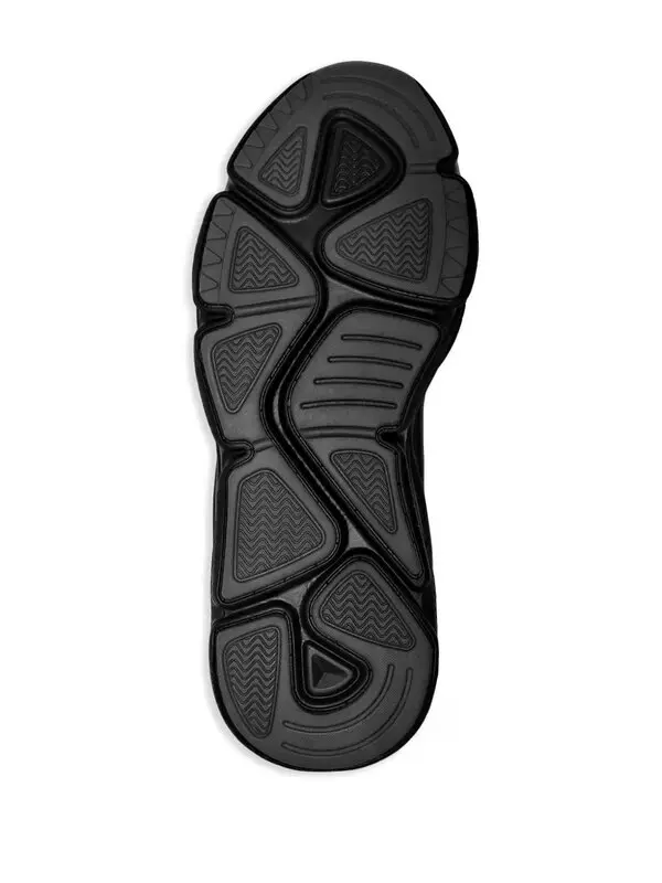 PLEIN SPORT Lo-top Logo-patch Sneakers - Black
