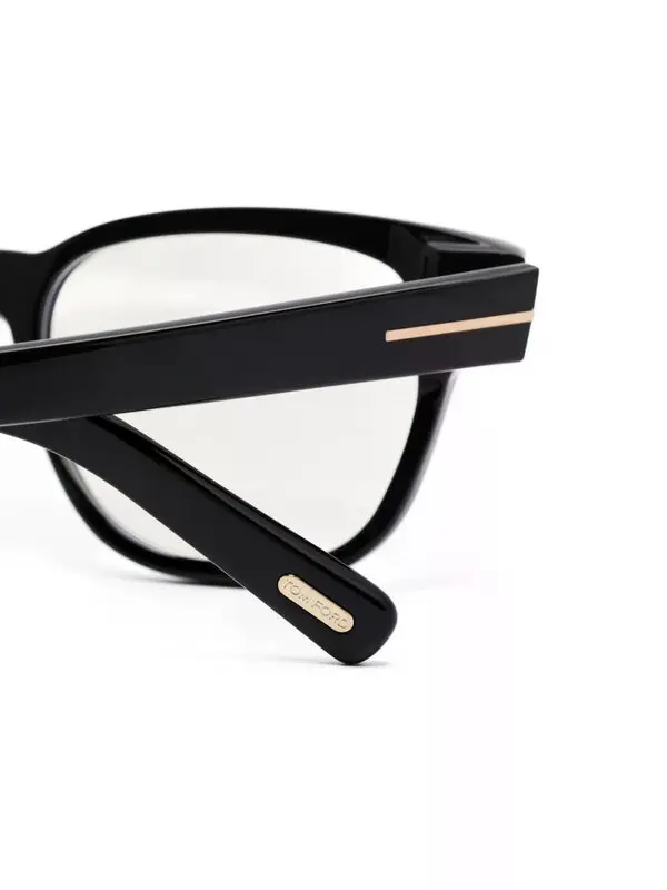 TOM FORD Round-frame Glasses - Black
