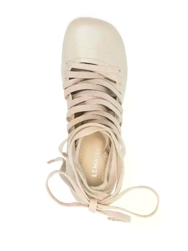 LEMAIRE 90mm Lace-up Pumps