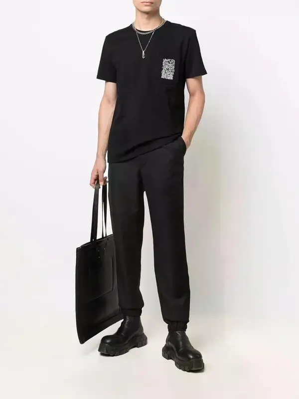 Alexander McQueen Straight-leg Wool-blend Track Pants