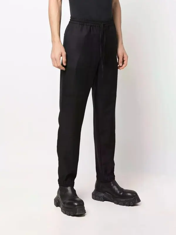 Alexander McQueen Straight-leg Wool-blend Track Pants