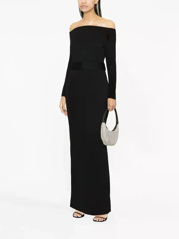 Solace London Off-shoulder Long Dress