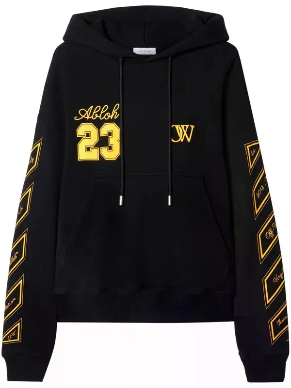 Off-White Skate Cotton Hoodie - Black