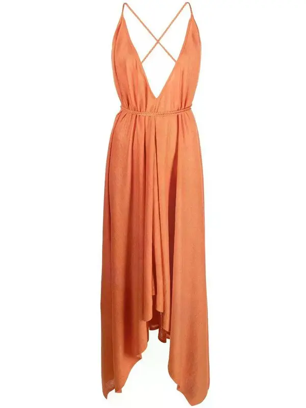 Alanui Get Lost Linen Dress