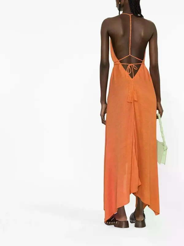 Alanui Get Lost Linen Dress