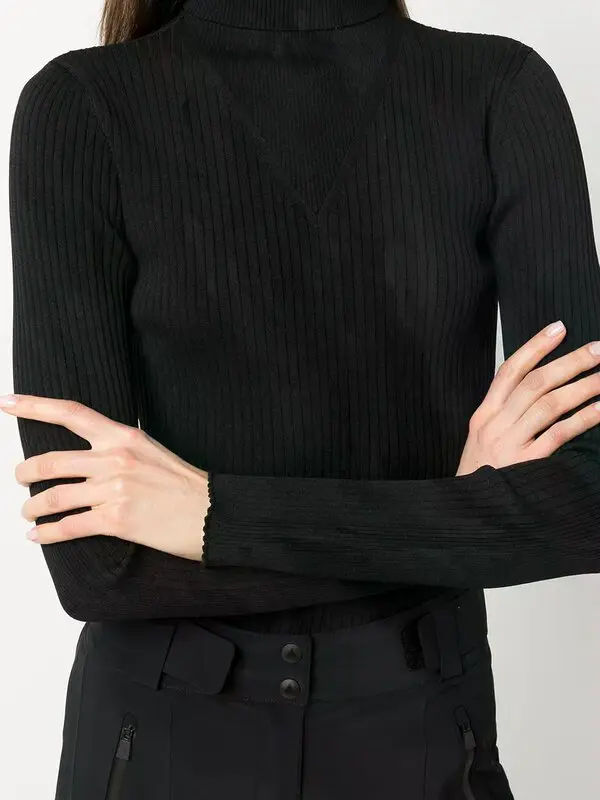 Aztech Mountain El Paradiso Roll Neck Sweater - Black