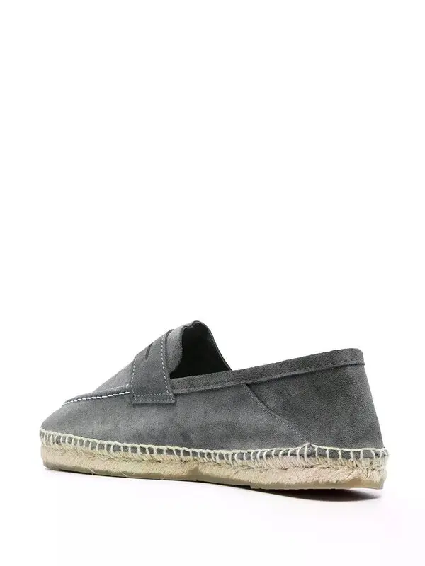 Manebí Hamptons Suede And Raffia Loafers