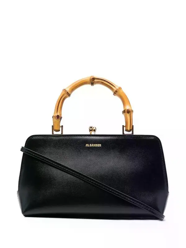 JIL SANDER Goji Bamboo-handle Mini Bag - Black