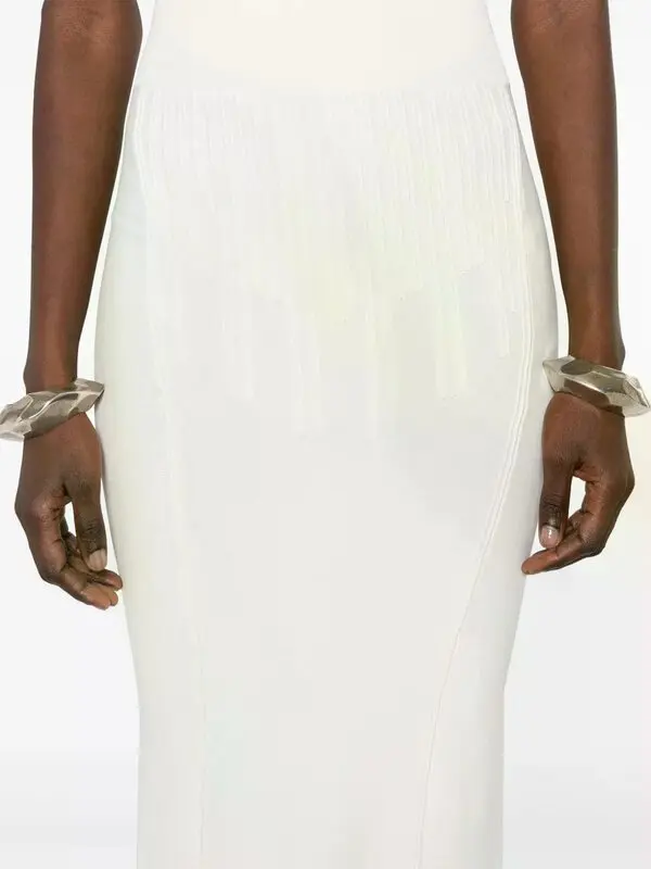 MUGLER Boning-detail Midi Skirt