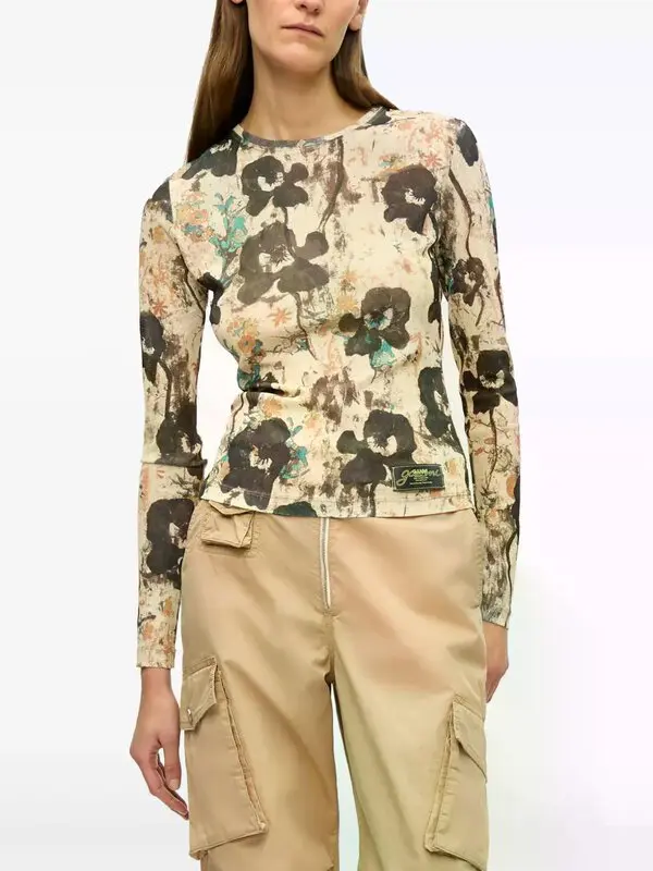 GANNI Cargo Trousers - Neutrals