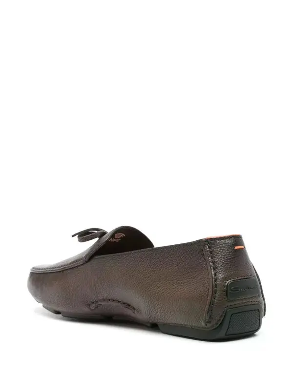 Santoni Leather Loafers