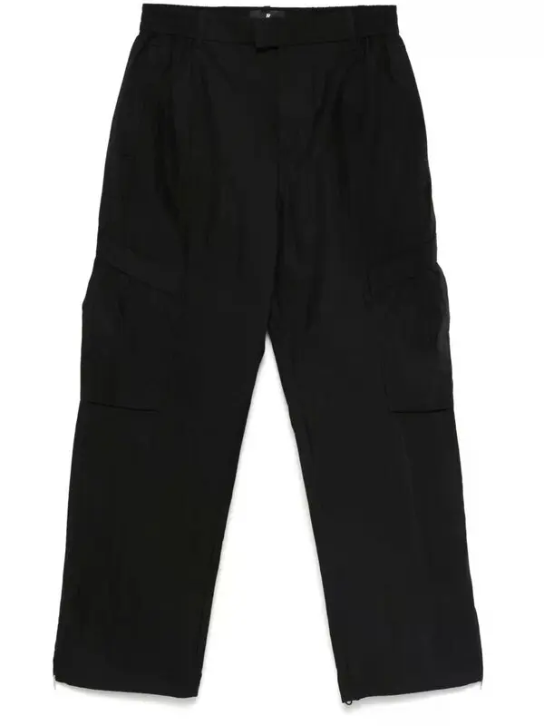 REPRESENT Tech Cargo Trousers - Black