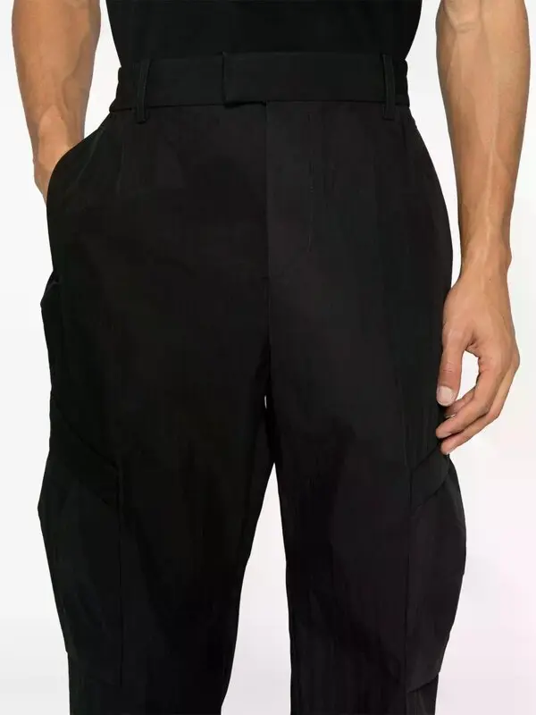 REPRESENT Tech Cargo Trousers - Black