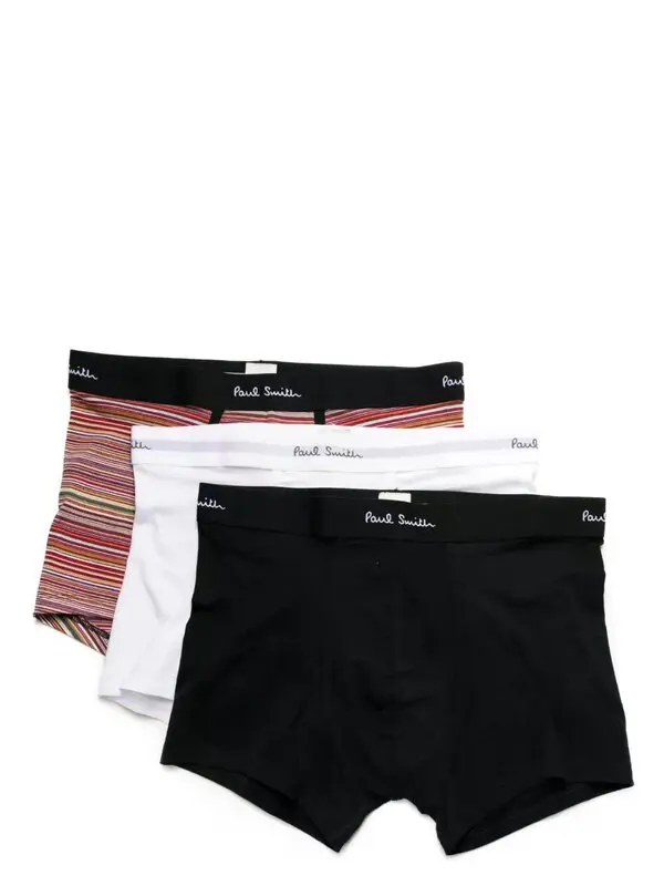 Paul Smith Logo-waistband Briefs - Black