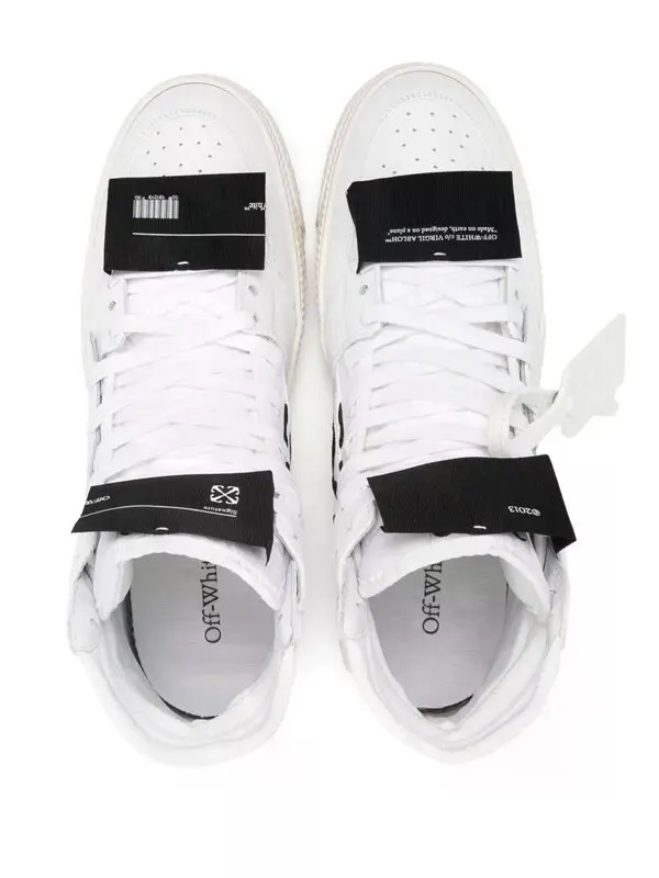 Off-White 3.0 Off Court Leather Sneakers