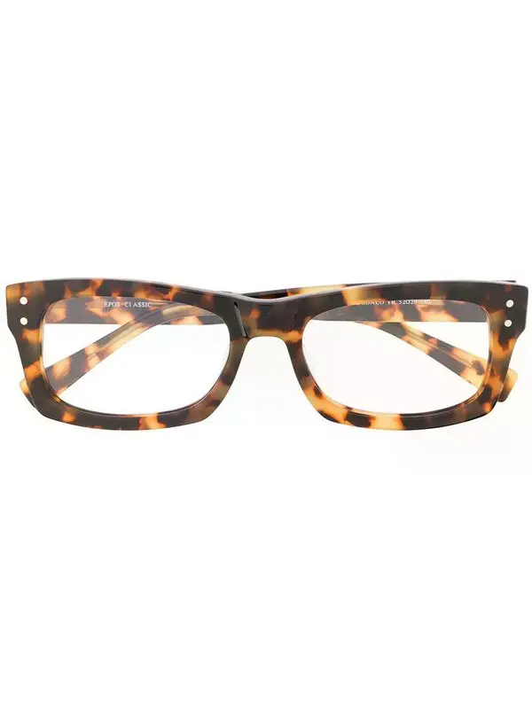 EPOS Tortoiseshell-effect Rectangular-frame Glasses