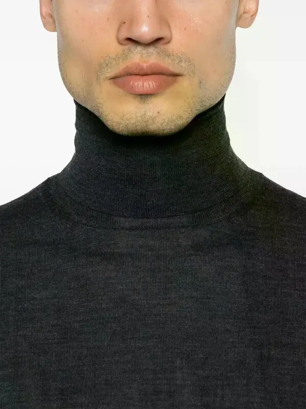 KANGRA Fine-knit Sweater - Grey