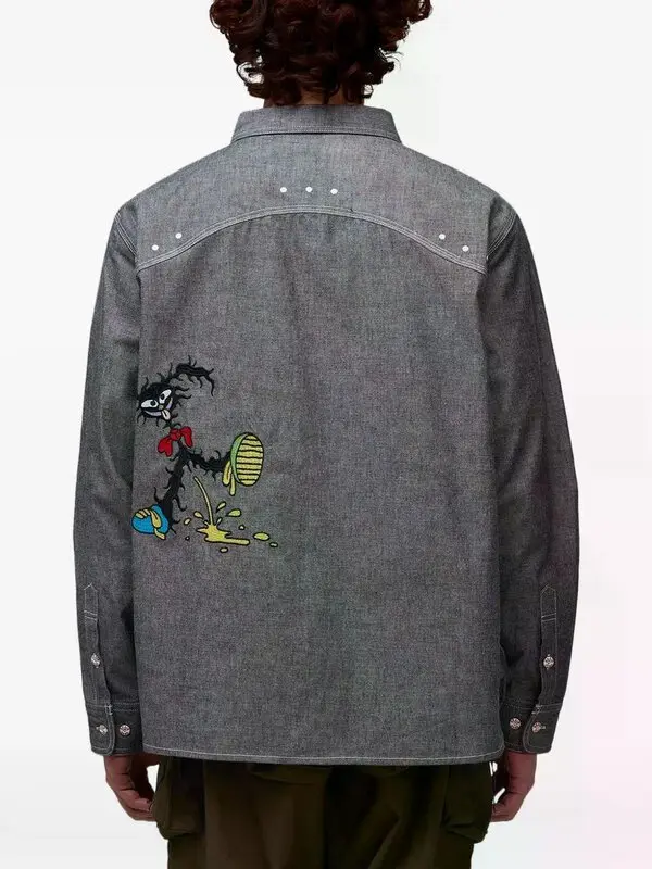 BRAIN DEAD Embroidered Shirt