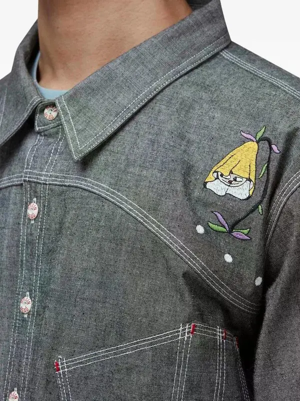 BRAIN DEAD Embroidered Shirt
