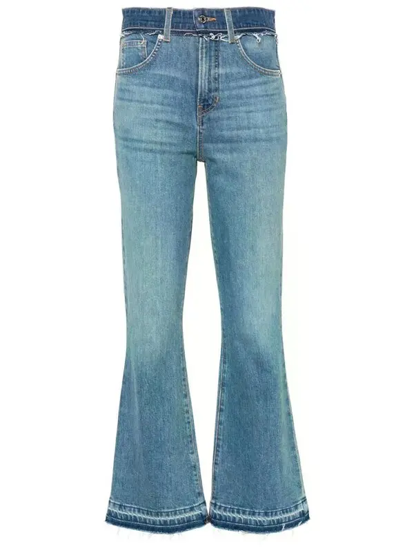 Veronica Beard Carson High-rise Flared Jeans