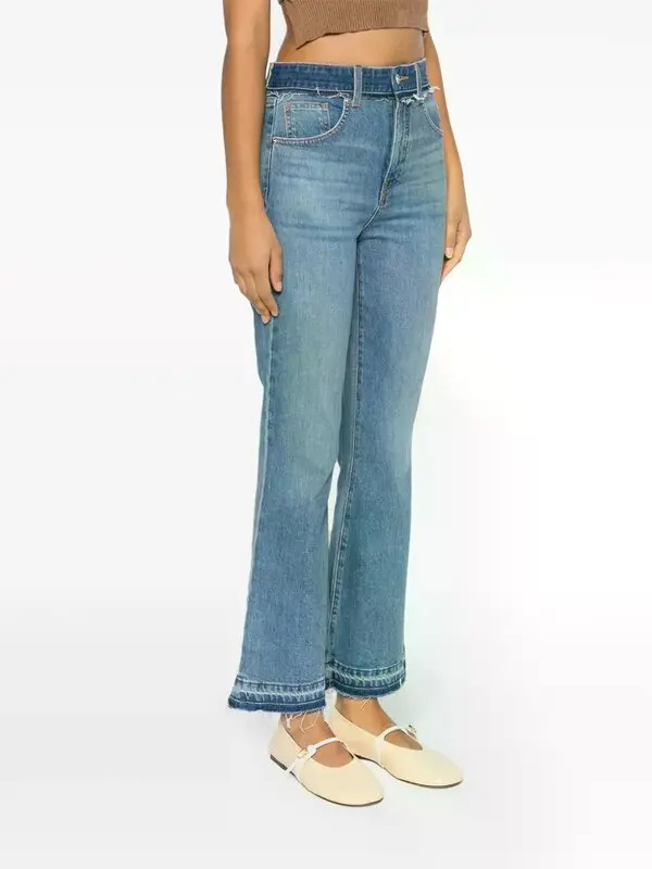 Veronica Beard Carson High-rise Flared Jeans