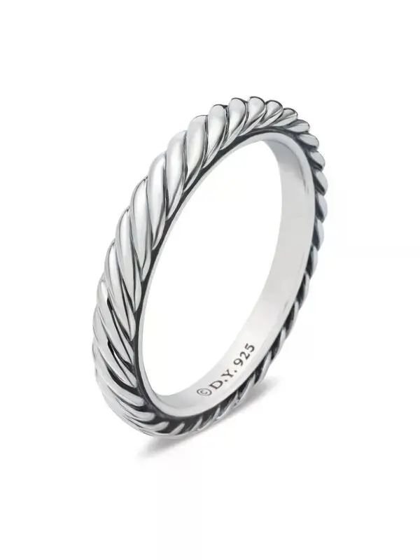 David Yurman Sterling Cable Collectibles Stack Ring