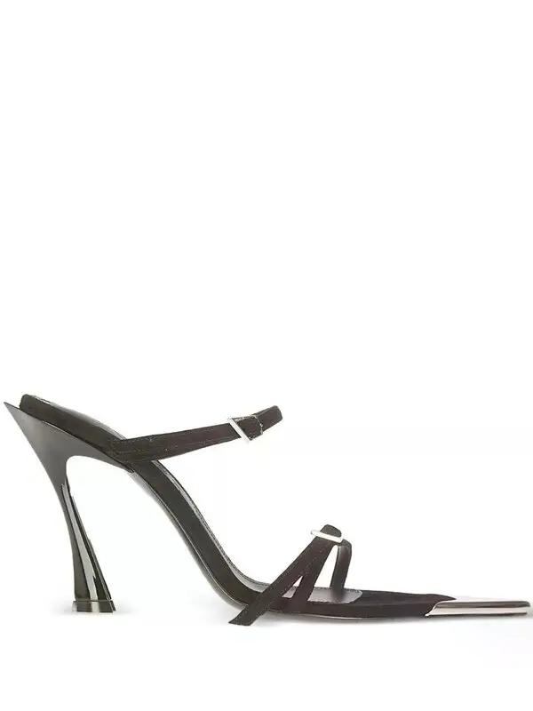 MUGLER Fang 95mm Leather Sandals
