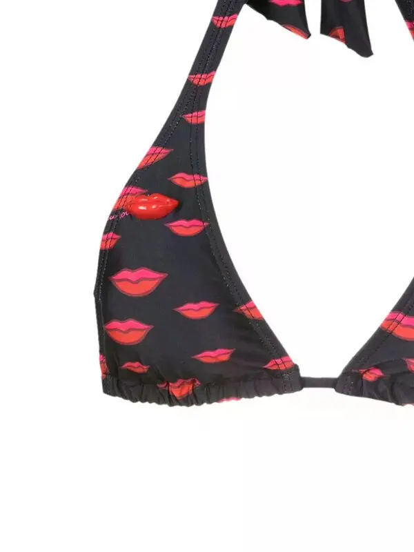 AMIR SLAMA Lips-print Bikini Set