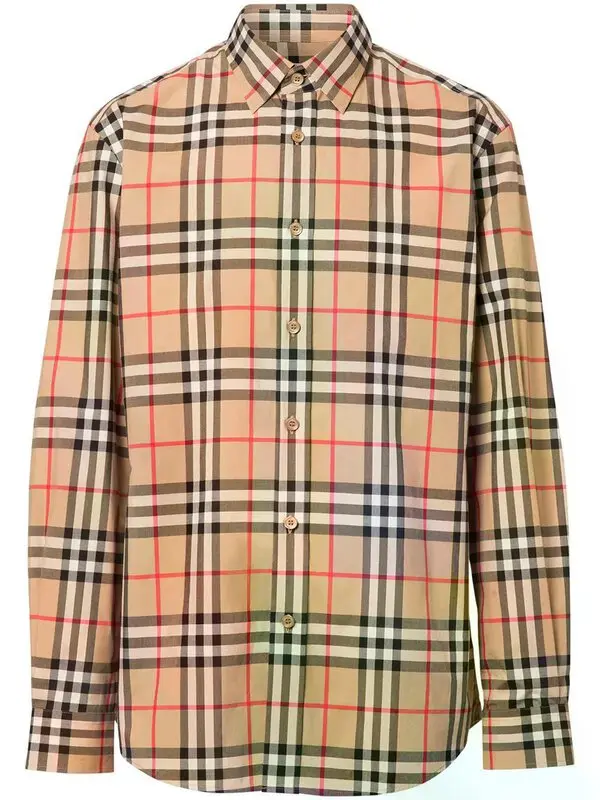 Burberry Check Cotton Poplin Shirt