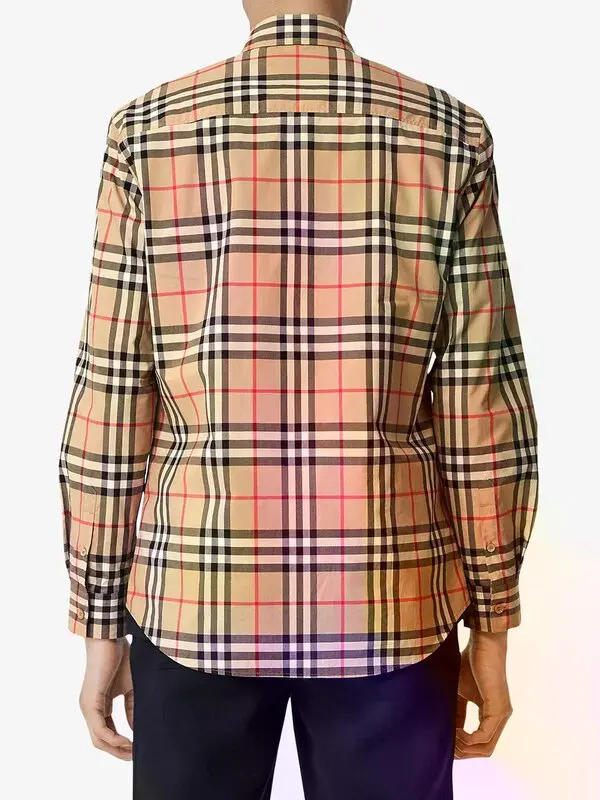 Burberry Check Cotton Poplin Shirt