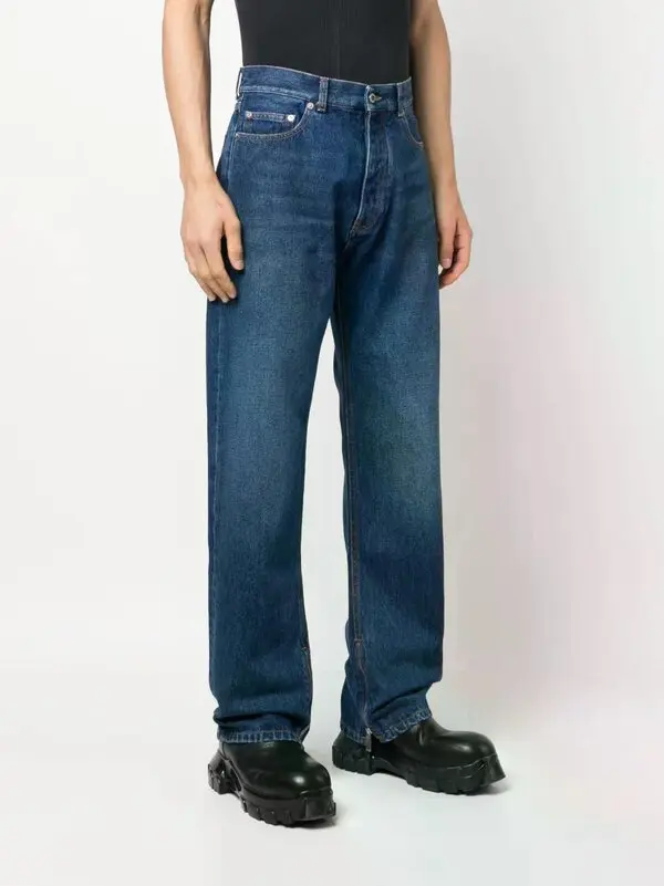 Off-White Skate Zip-detail Jeans - Blue