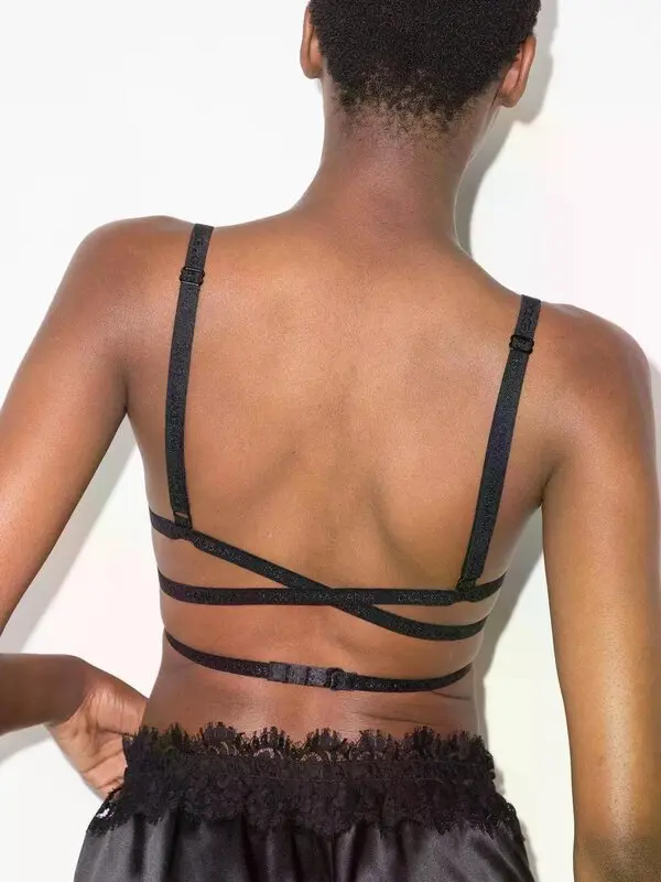 Dolce & Gabbana Lace-detailing Satin Bra