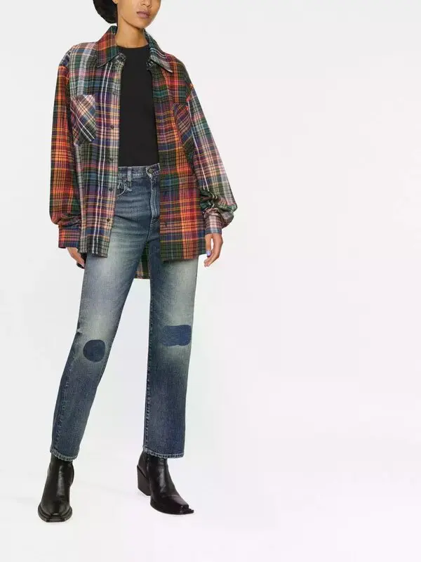 R13 High-waisted Slim-cut Jeans