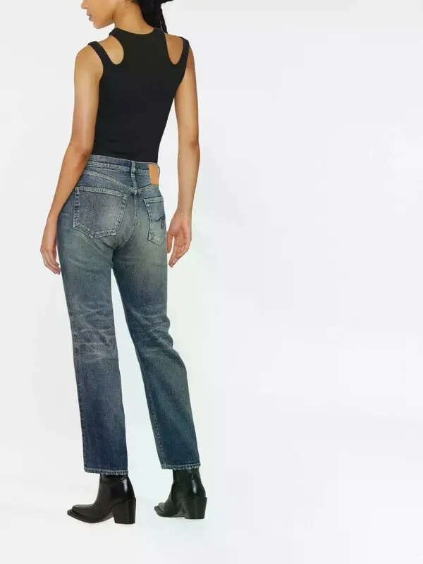 R13 High-waisted Slim-cut Jeans