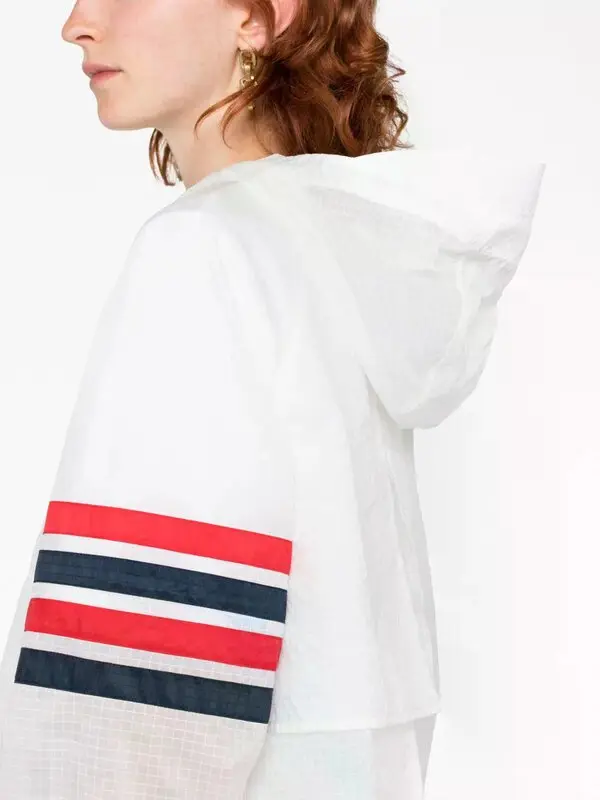 Thom Browne 4-bar Stripe Jacket - White