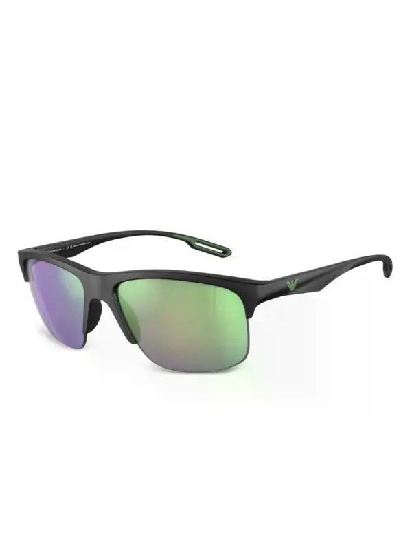 Emporio Armani Square-frame Sunglasses - Black