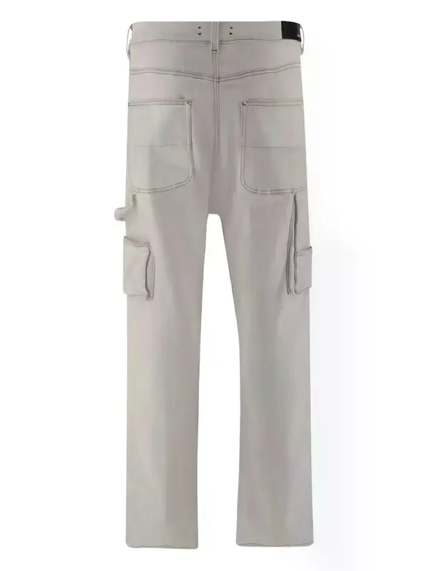 Amiri Logo-print Straight Leg Jeans