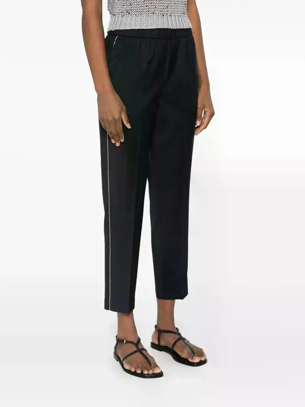 Peserico Beaded Trim Detail Trousers