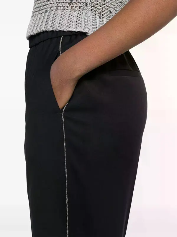 Peserico Beaded Trim Detail Trousers