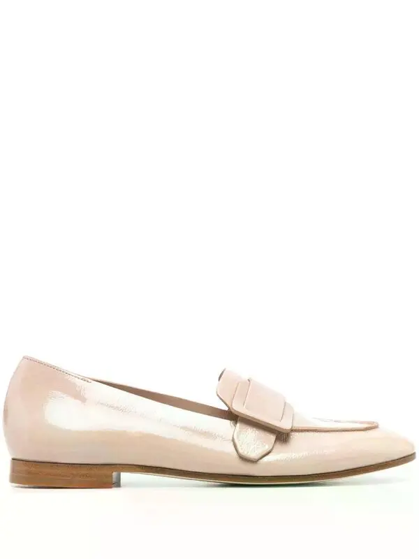 DEL CARLO Side Buckle Loafers
