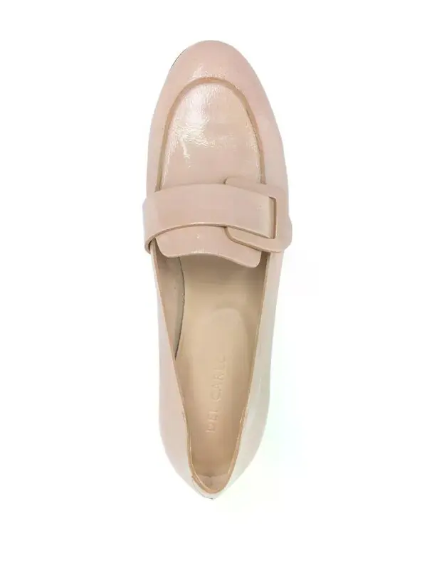 DEL CARLO Side Buckle Loafers