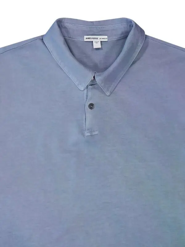 JAMES PERSE Cotton Polo Shirt - Blue