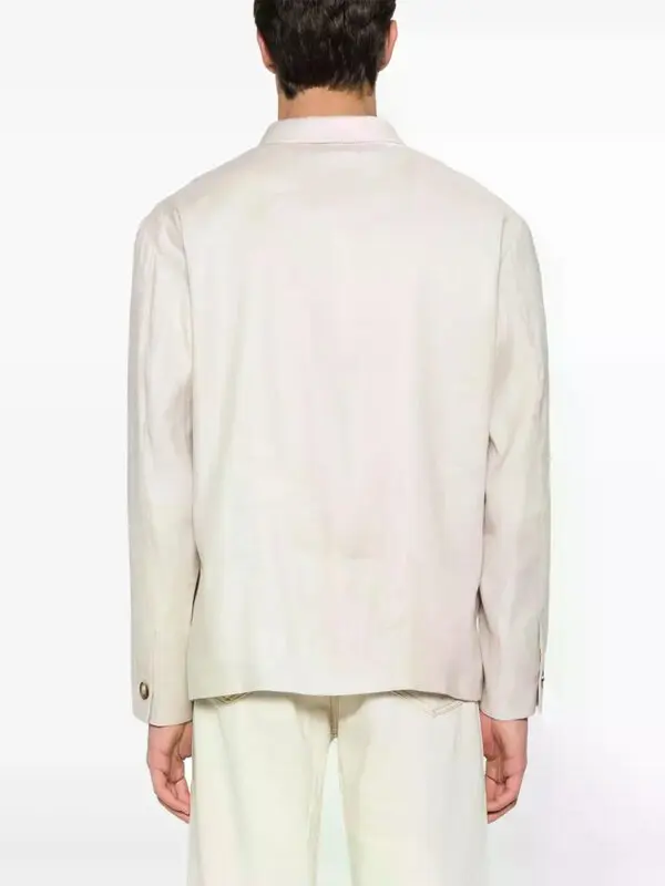 LARDINI Classic-collar Shirt Jacket
